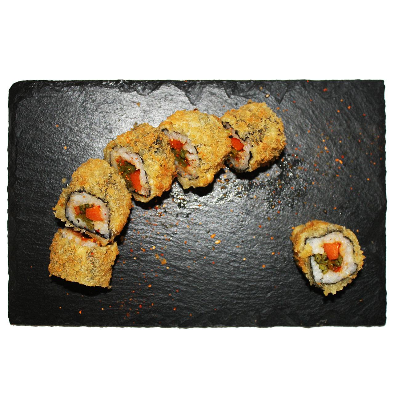 Signature Veggie Crunch (8 pièces) – Instant Sushi Nantes